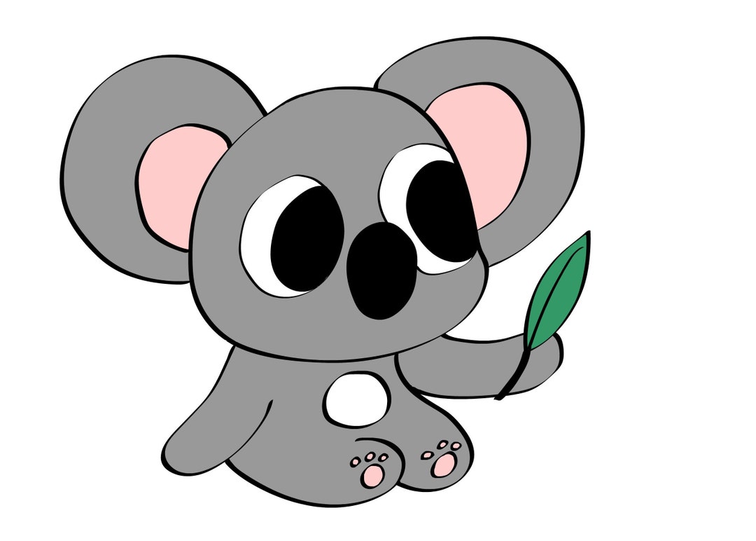 Animated Koala GIF Plus Bonus Digital Sticker - Etsy