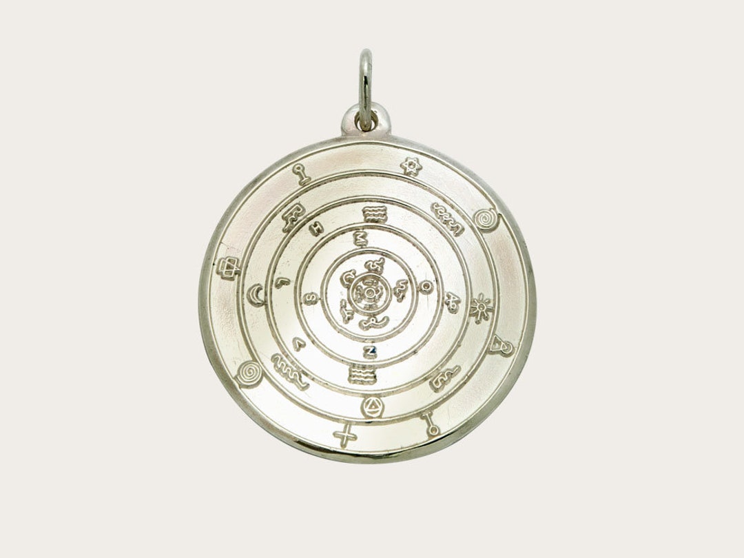 ATLANTIS Silver Power Shield Pendant - Etsy