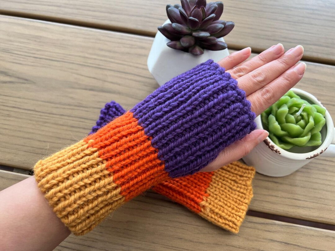 Cable Knit Hand Warmers | Fingerless Gloves - Etsy