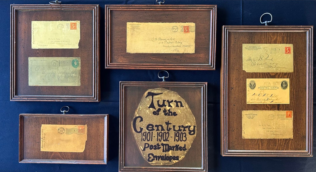 Gift, Antiques, Old Letter, Centure, Post Marked Envelopes, Handmade ...