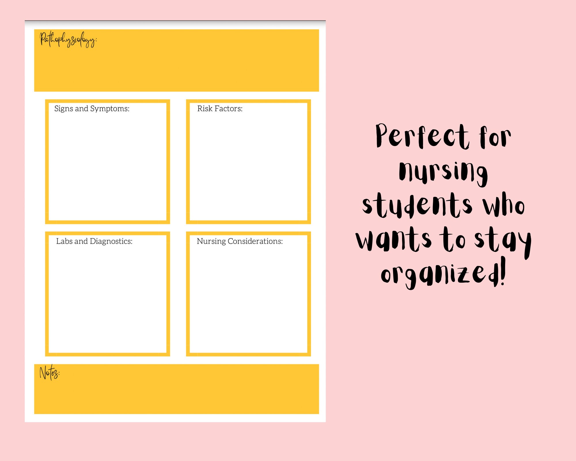 Nursing Notes Nursing School Notes Nursing Notes Template Nursing ...