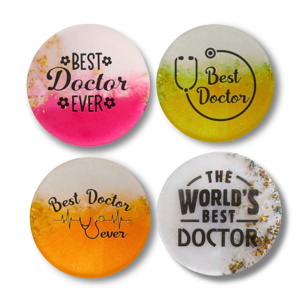 Unique Doctor Appreciation Gift, Custom Resin Magnet, the World's Best ...