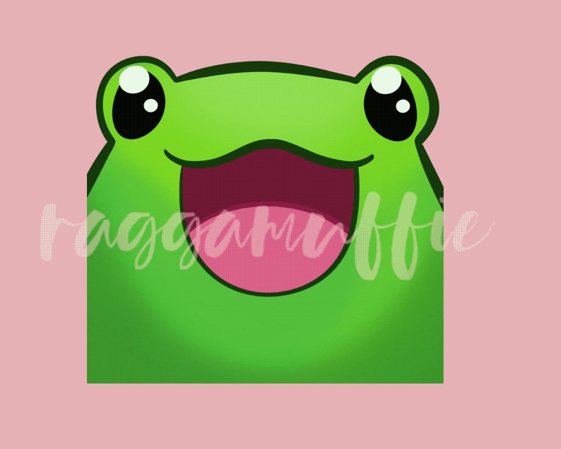 Froggy Twitch Emote Pack - Etsy