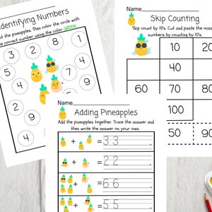 Kindergarten Math Worksheets Addition Worksheets Math Activities Homeschool Learning Addition ...