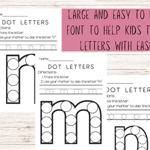 Alphabet Dot Art Letters Printables Worksheets Practice Alphabet ...