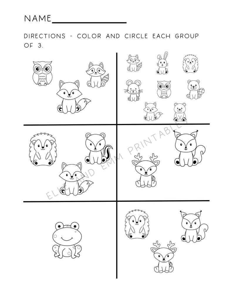 Preschool Math Worksheets | Number Worksheets | 24 Pages Math ...