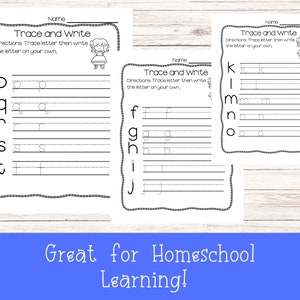 ABC Practice Worksheets Letter Recognition Handwriting Practice ...