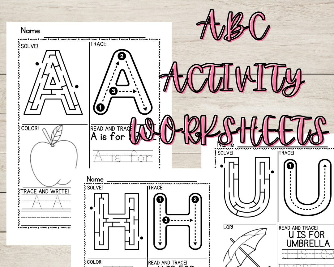 Tracing Alphabet Tracing Pages Homeschool Printables Kindergarten ...