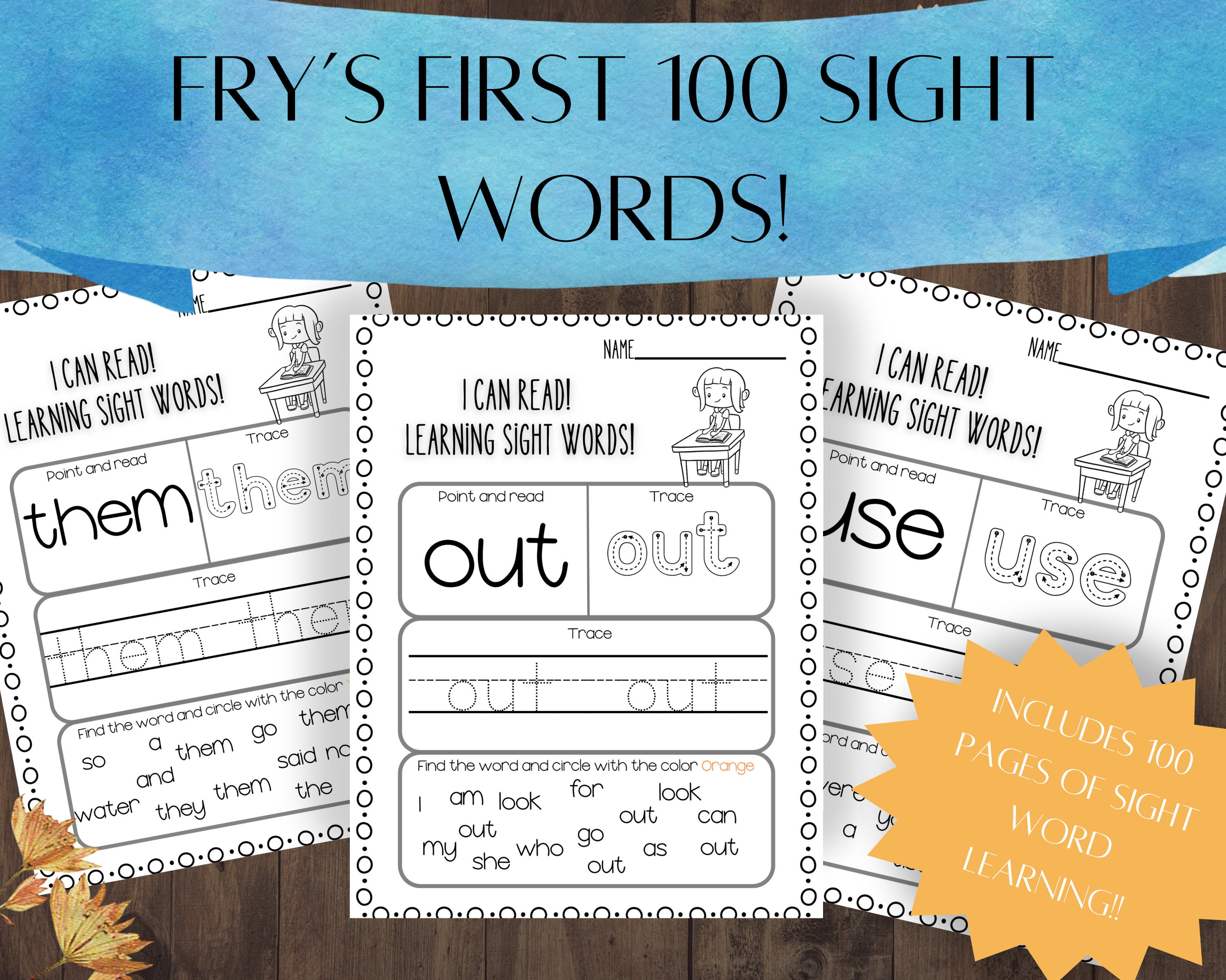 Engaging Sight Words & Tracing Worksheets | Summer Learning Fun for ...