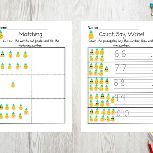 Kindergarten Math Worksheets Addition Worksheets Math Activities ...