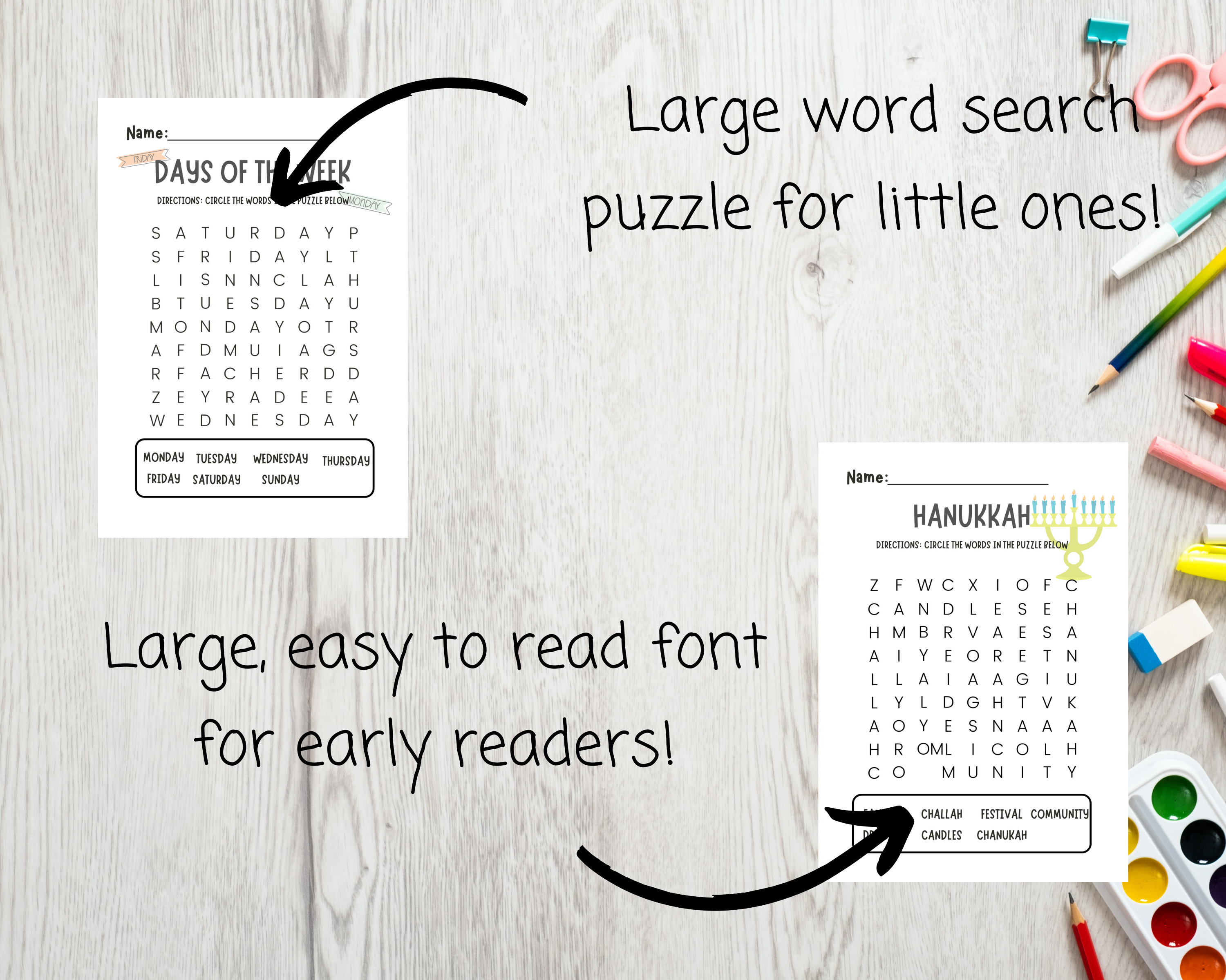 Word Search Worksheets for Kids | Grades 1–4 Printable Puzzles ...