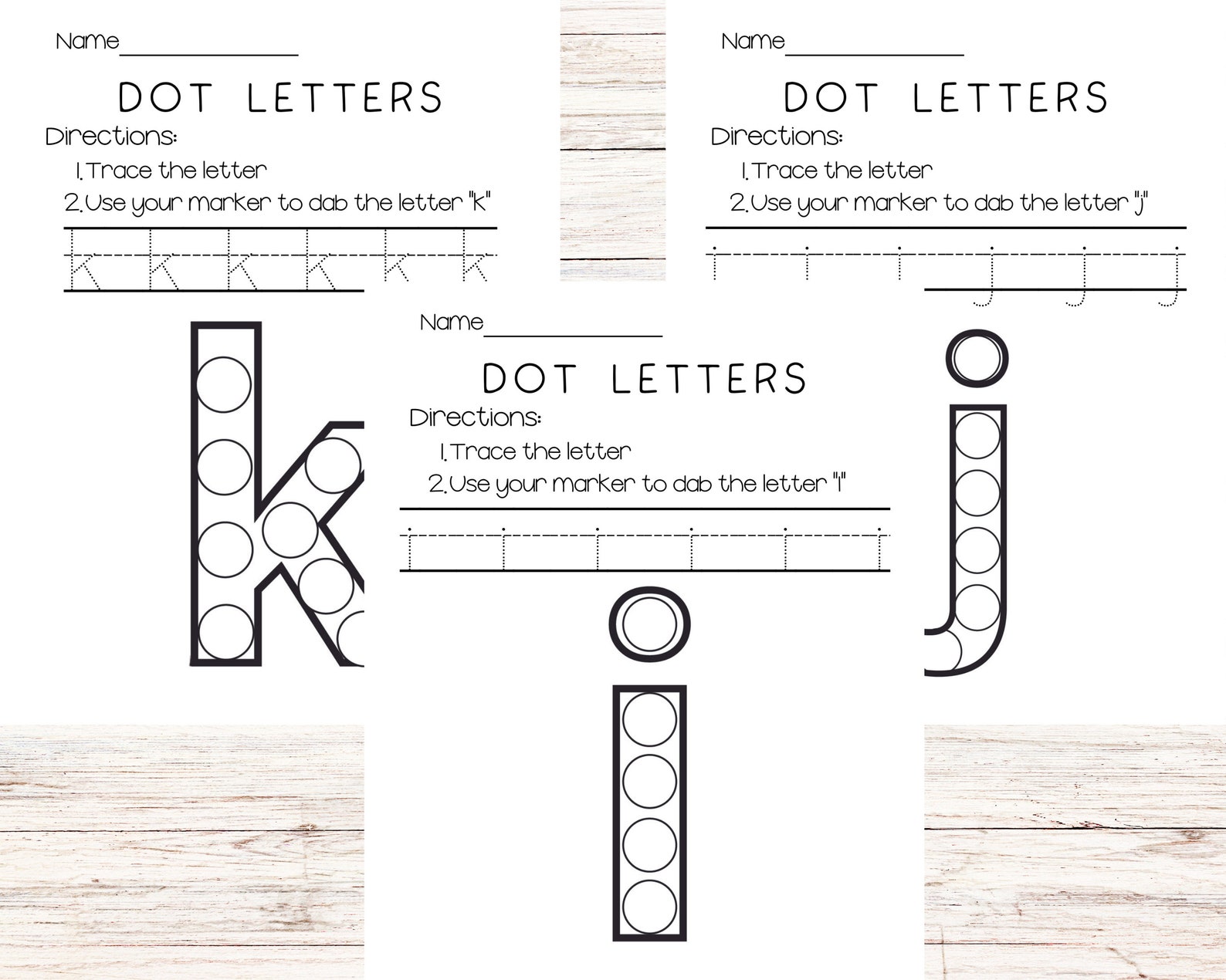 Alphabet Dot Art Letters Printables Worksheets Practice Alphabet ...