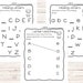 ABC Practice Worksheets Letter Recognition Handwriting Practice ...