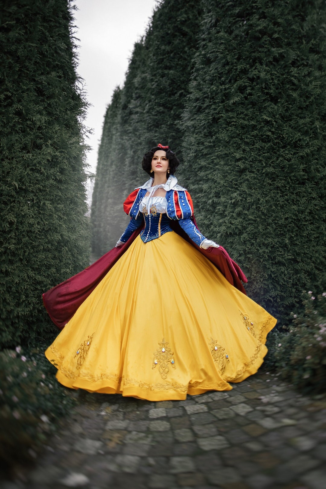 Snow White Gown Snow White Costume Adults Snow White Fancy - Etsy
