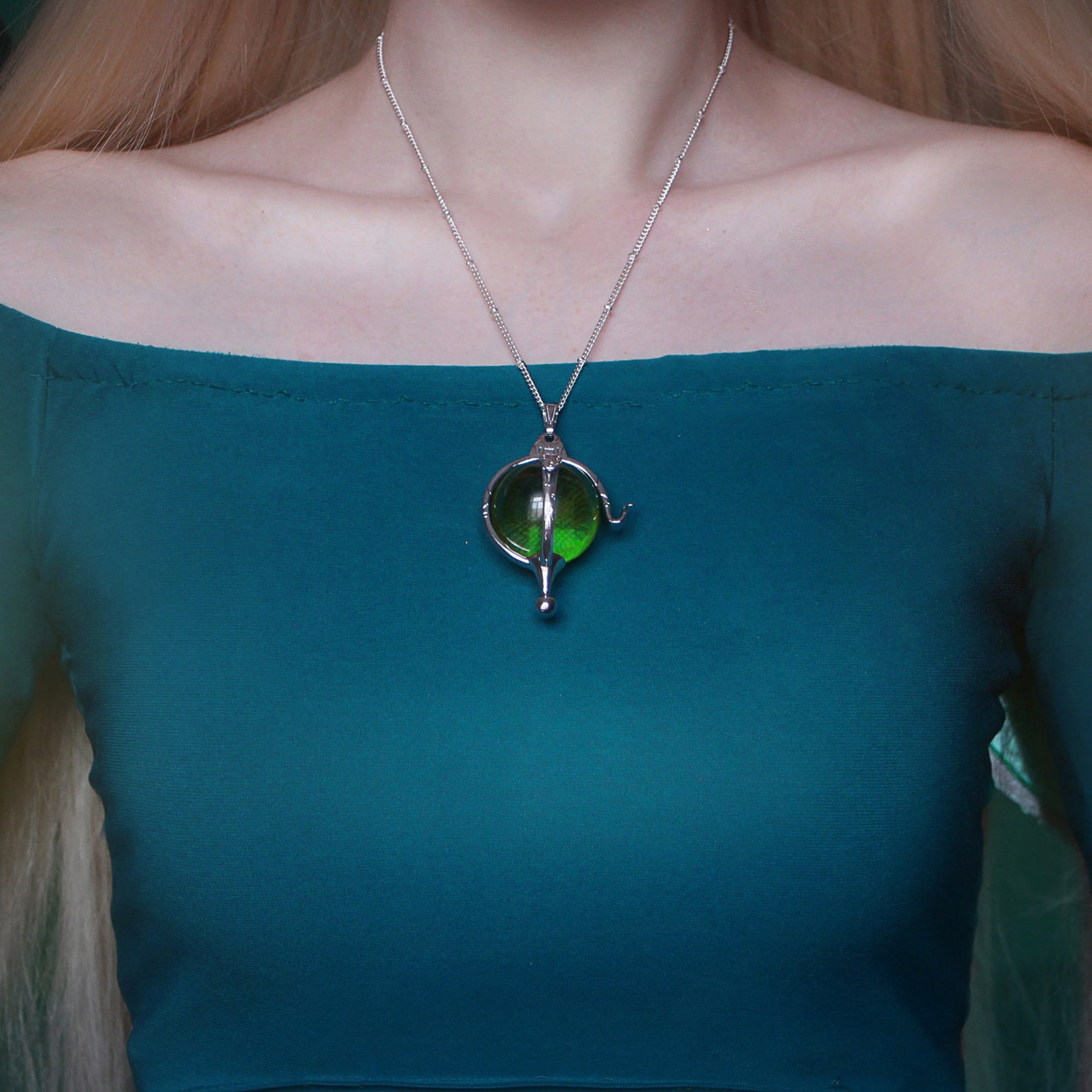 Green Heart of Kandrakar Pendant W.I.T.C.H. Comic Books - Etsy