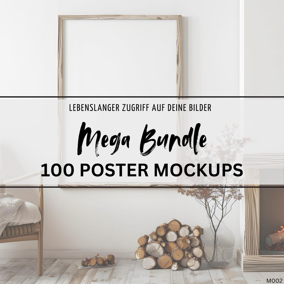 MEGA BUNDLE 100 Poster Mockups Frame Picture Frames Direct Download ...