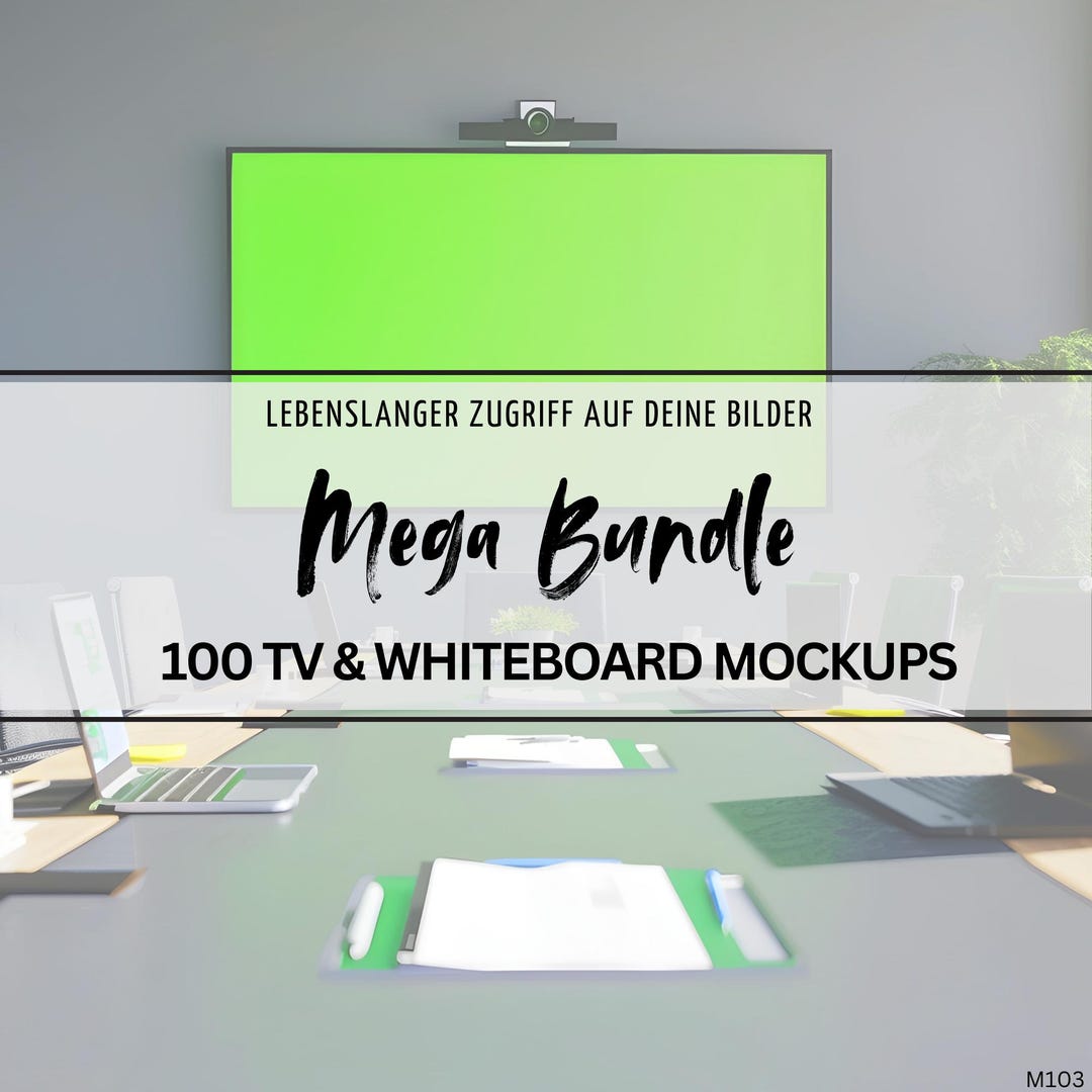 MEGA BUNDLE 100 Television Mockups Advertising Whiteboard Tv Business ...