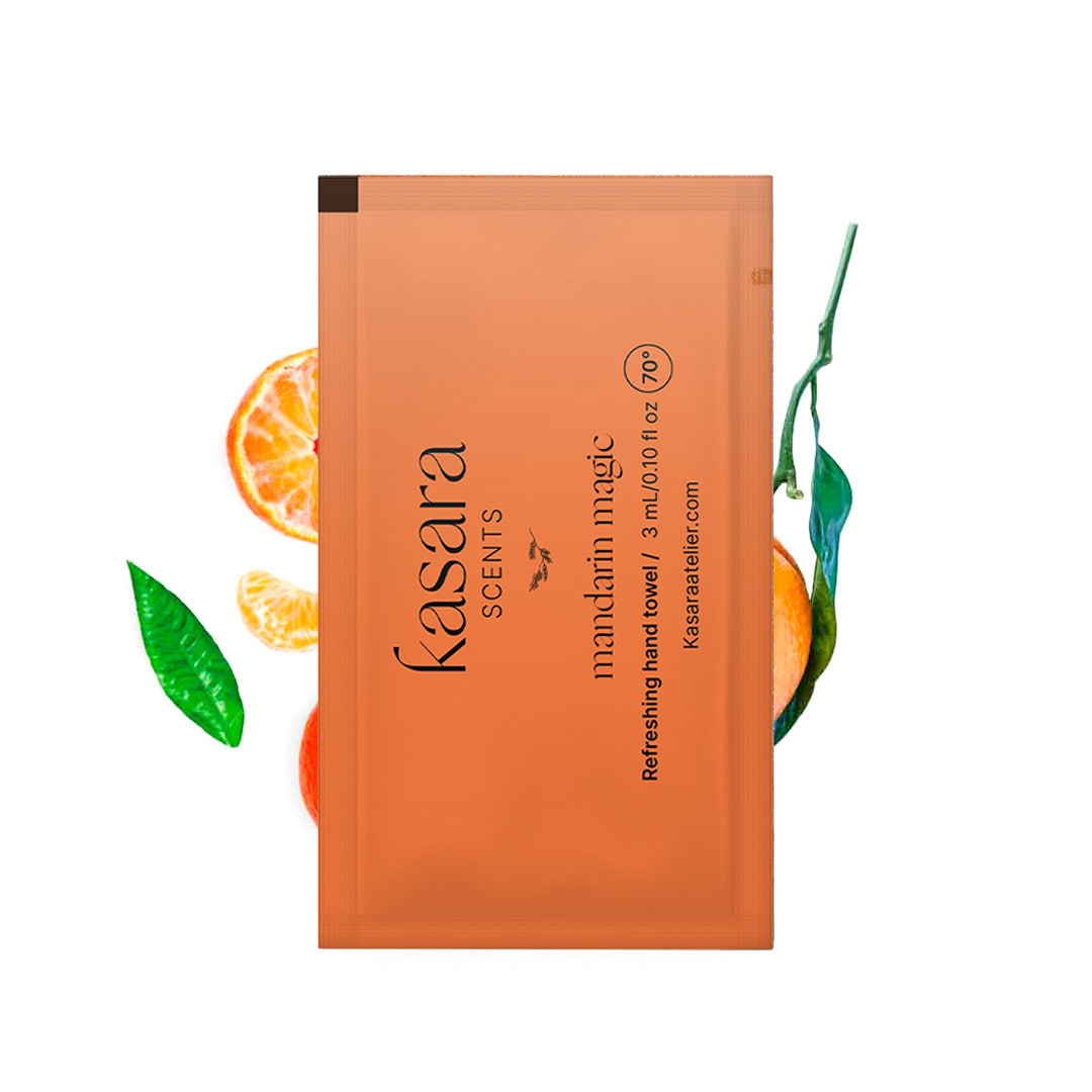 Mandarin Magic, 60 Premium Perfumed Hand Wipes Lemon, Ginger and ...
