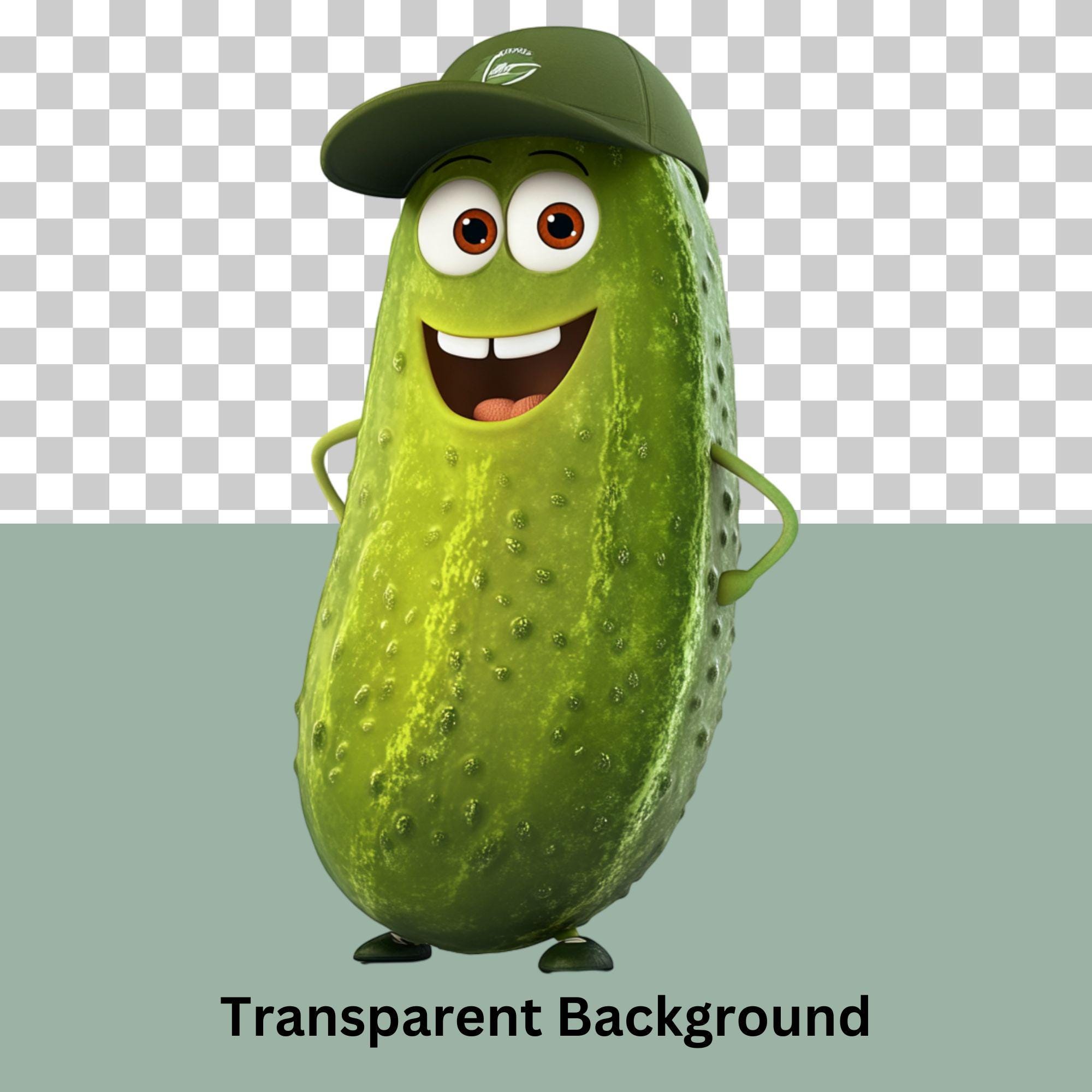 Funny Pickle Clipart, Pickle Sublimation, 12 Pickle Graphics, Cartoon ...