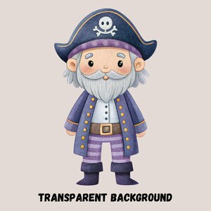 Little Boy Pirate Clipart Bundle, 15 Watercolor Pirates, Little Boy ...