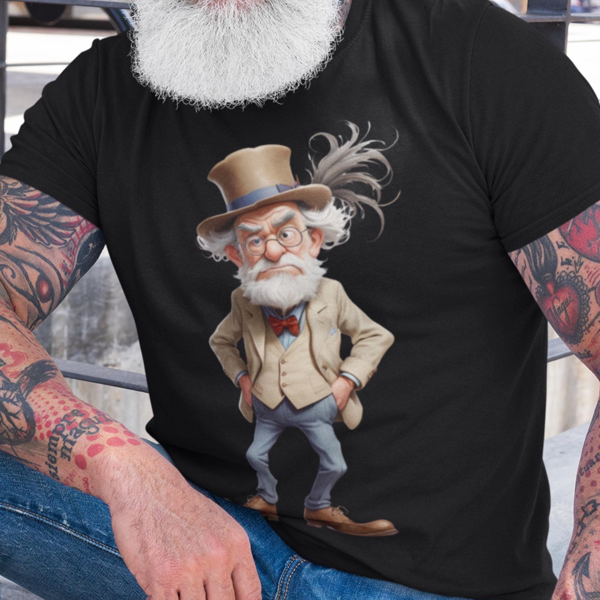 Grumpy Old Man Clipart Bundle, 12 Old Man Graphics, Funny Man Clipart ...