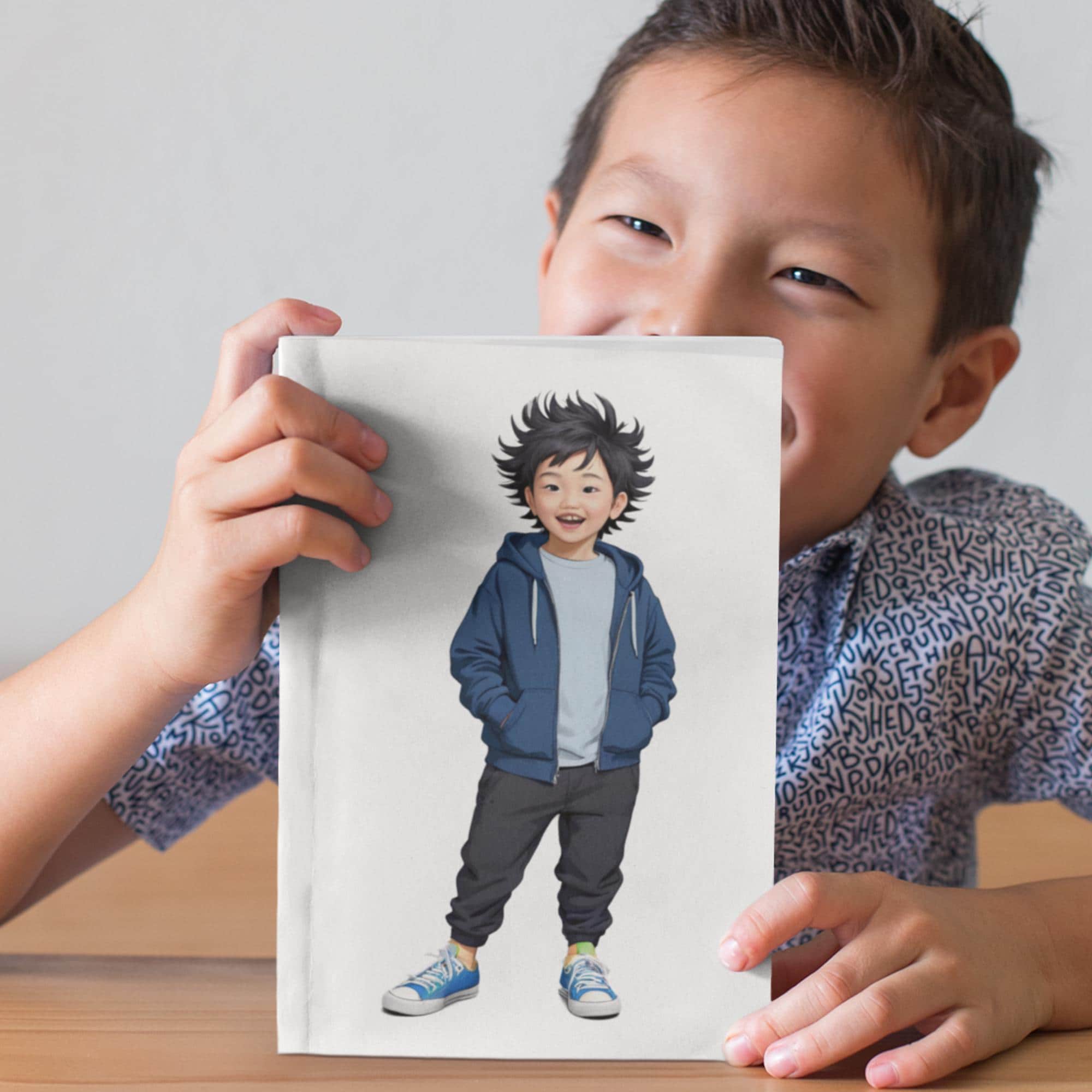 Quirky Kids Asian American Clipart Bundle, 12 Cute Funny Kid Graphics ...