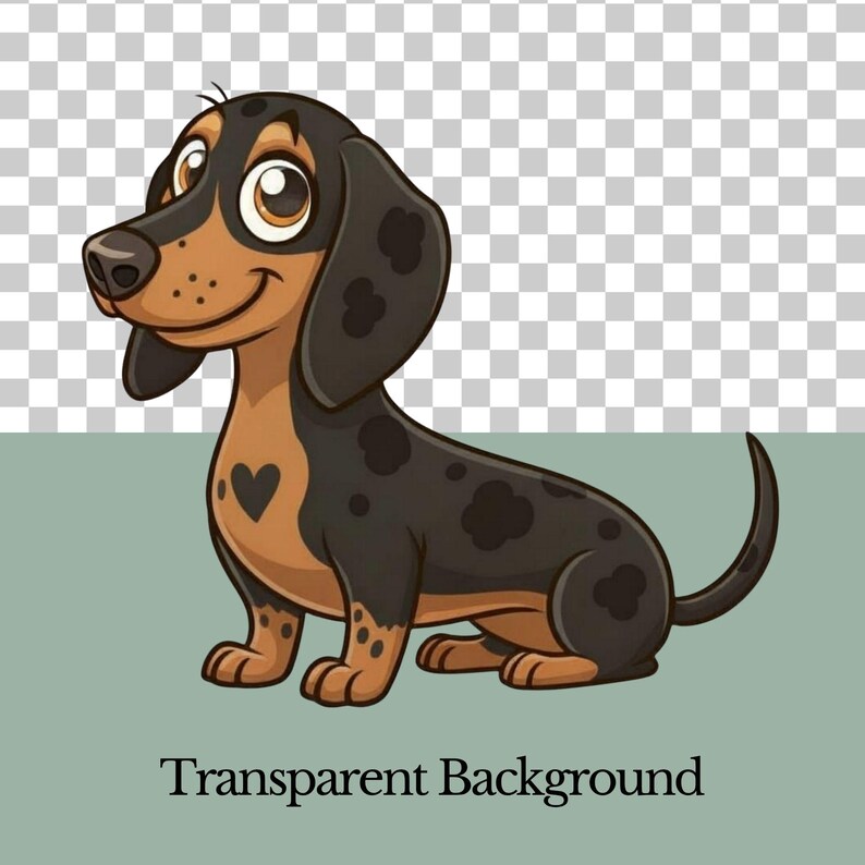 Dachshund Clipart Bundle, 12 Weiner Dog Designs, Dachshund ...