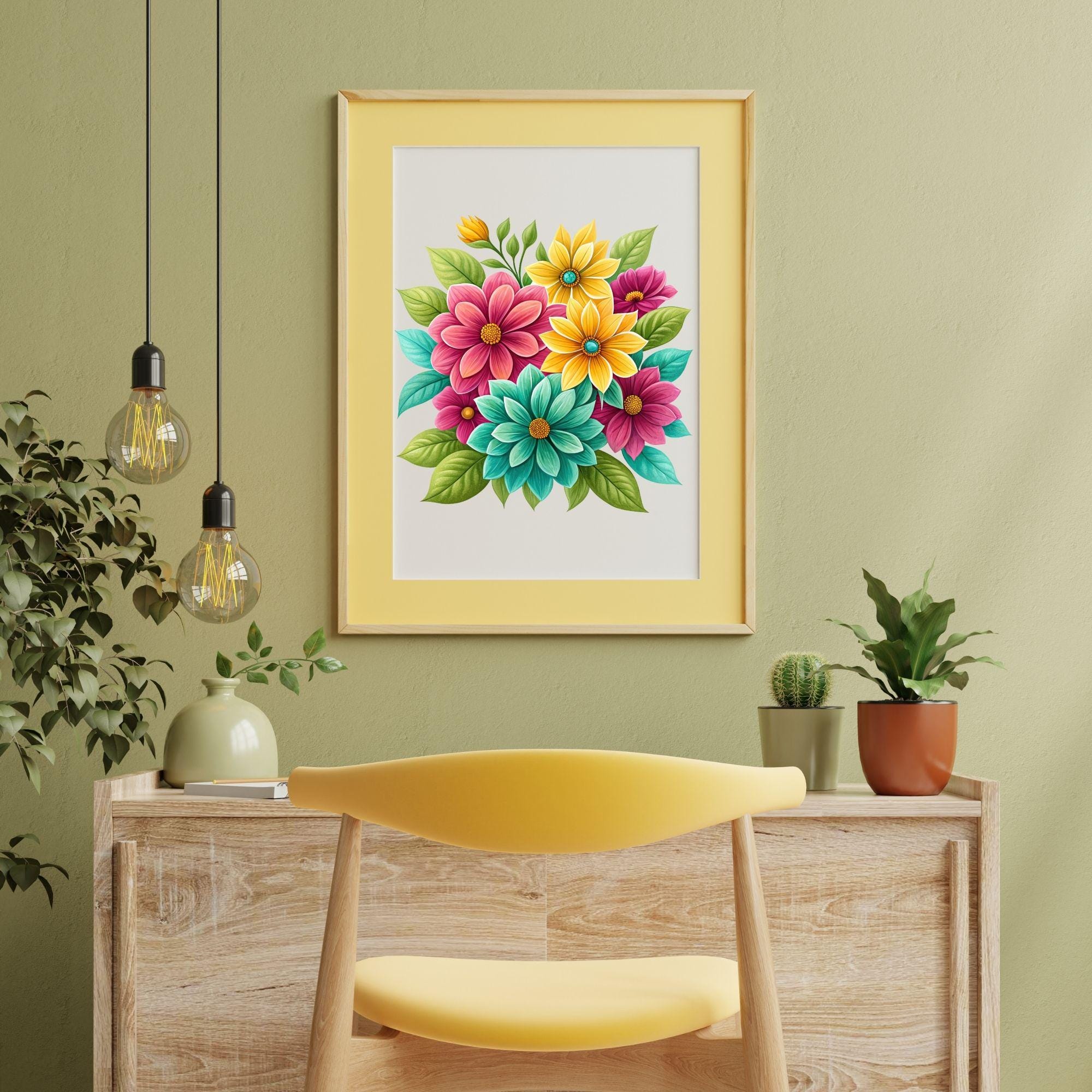 Mexican Flowers PNG Bundle, 15 Hispanic Flower Designs, Mexican Floral ...