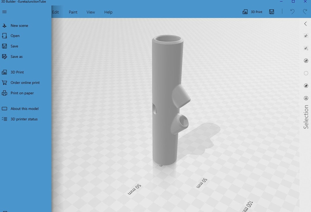 Timberline Eureka Style Junction Tube File for 3D Printing - Etsy