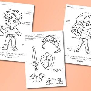 Kids Bible Activity Bundle: 7 Printable Games + Jesus Parables Coloring ...