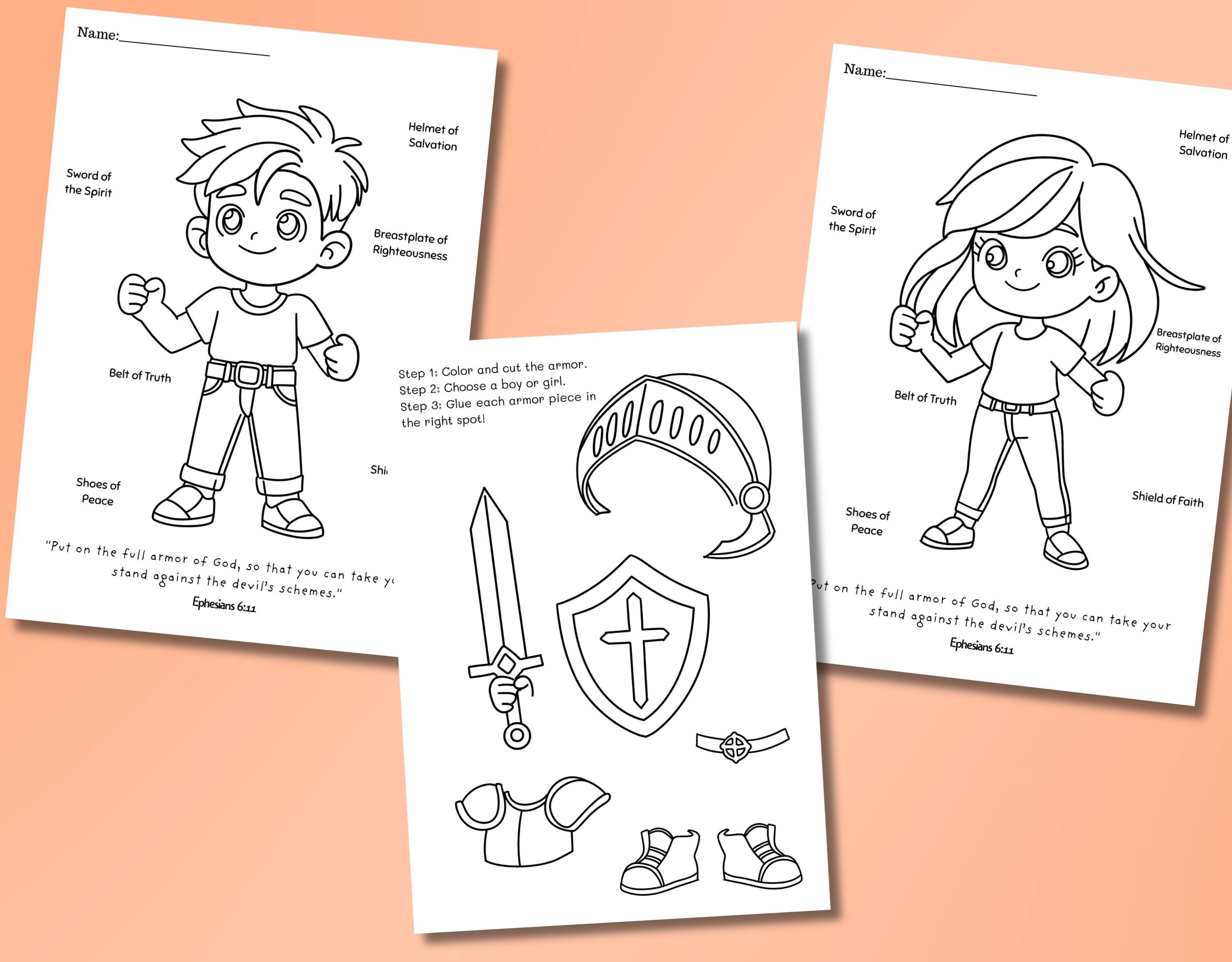 Kids Bible Activity Bundle: 7 Printable Games + Jesus Parables Coloring ...