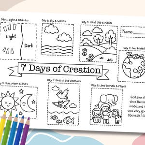 Kids Bible Activity Bundle: 7 Printable Games + Jesus Parables Coloring ...