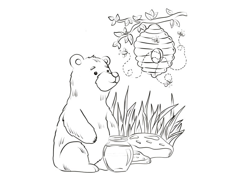 Fun and Creative Coloring Page for Kids Printable Activity Sheet - Etsy