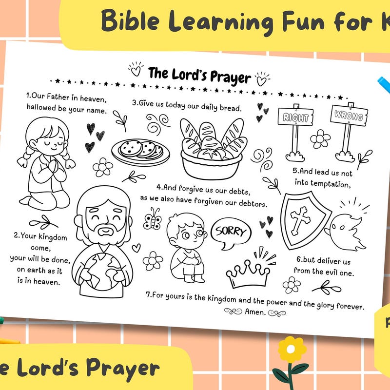 Bible Fun Worksheets - Etsy