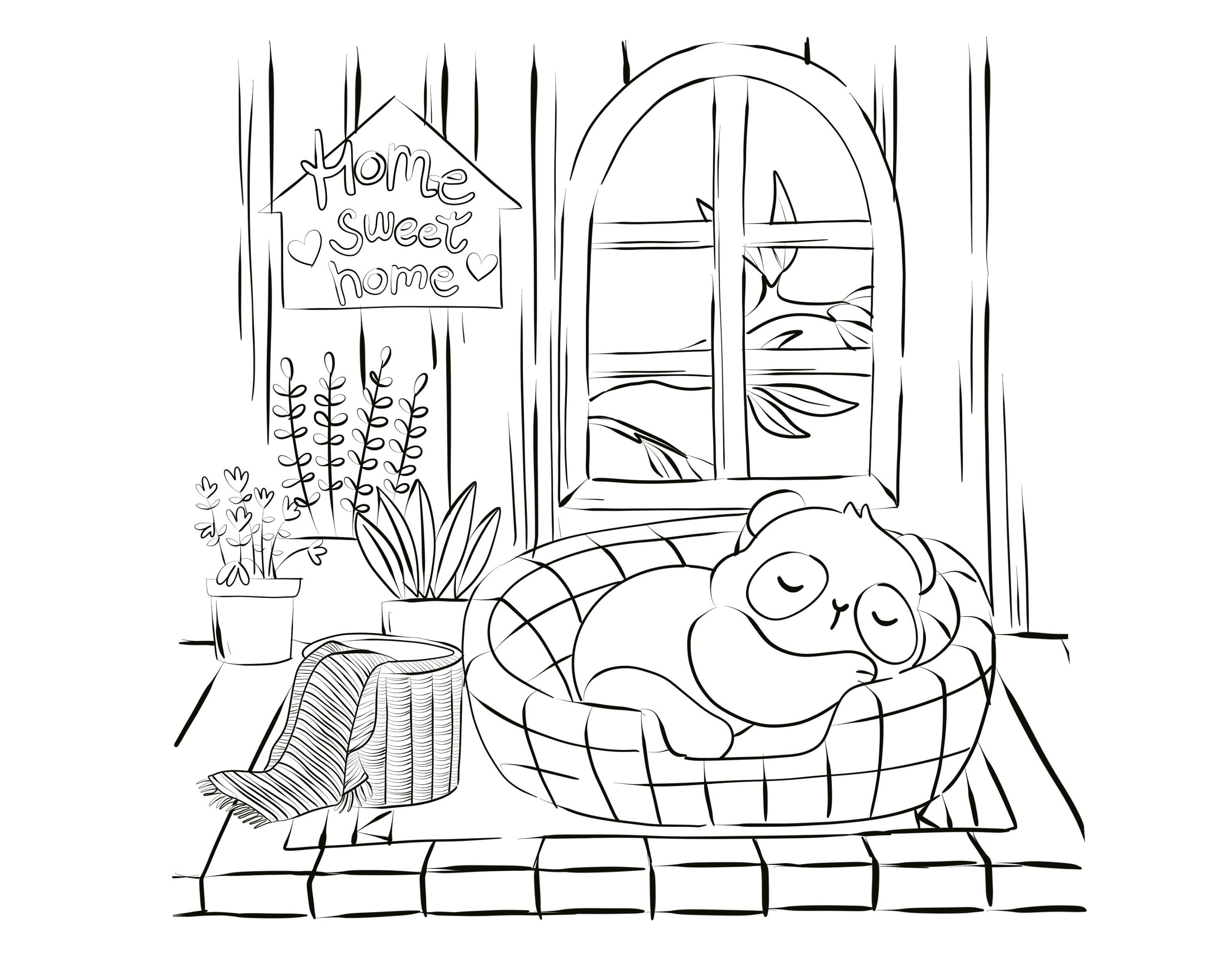 Fun and Creative Coloring Page for Kids Printable Activity Sheet - Etsy