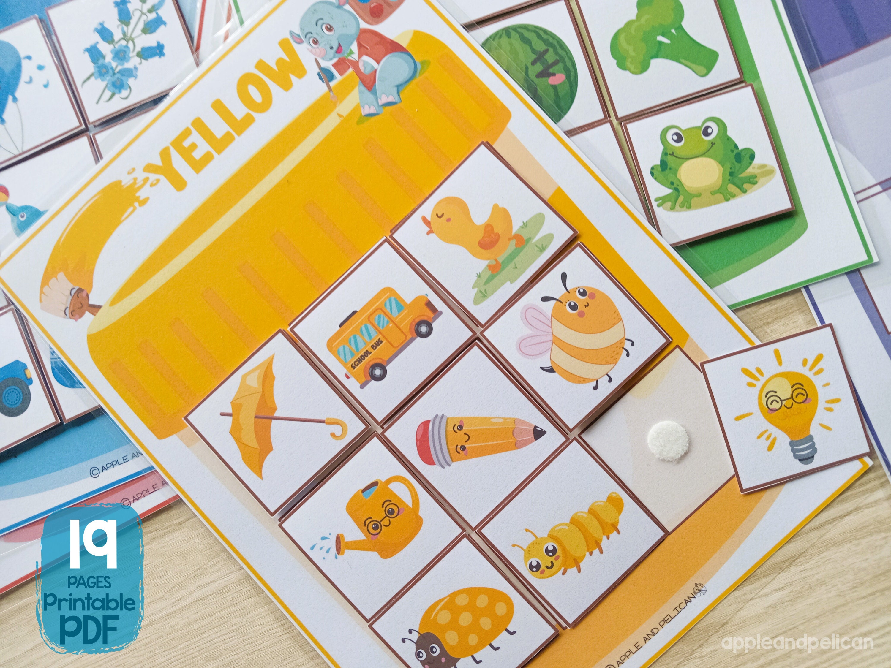 Activités de tri des couleurs Jeux de correspondance des couleurs ...