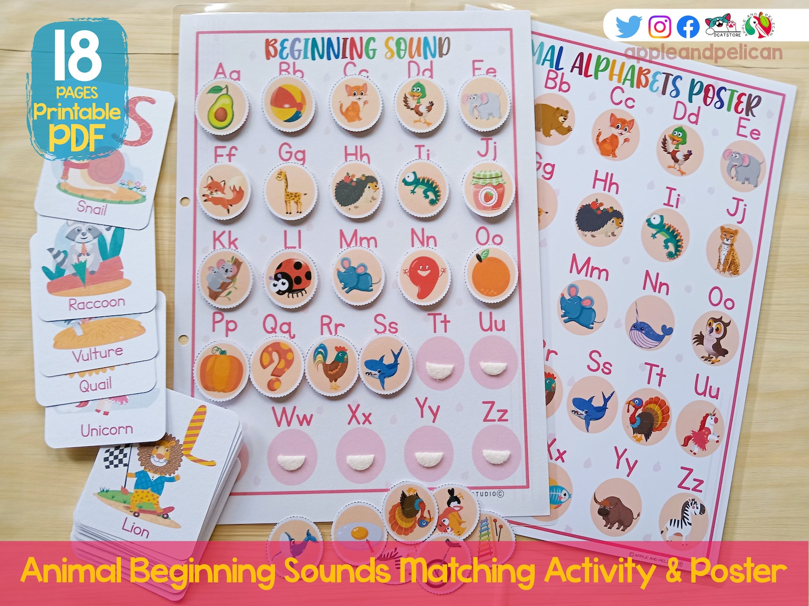 Beginning Sounds Practice Busy Binder, Alphabet Writing Activity ...