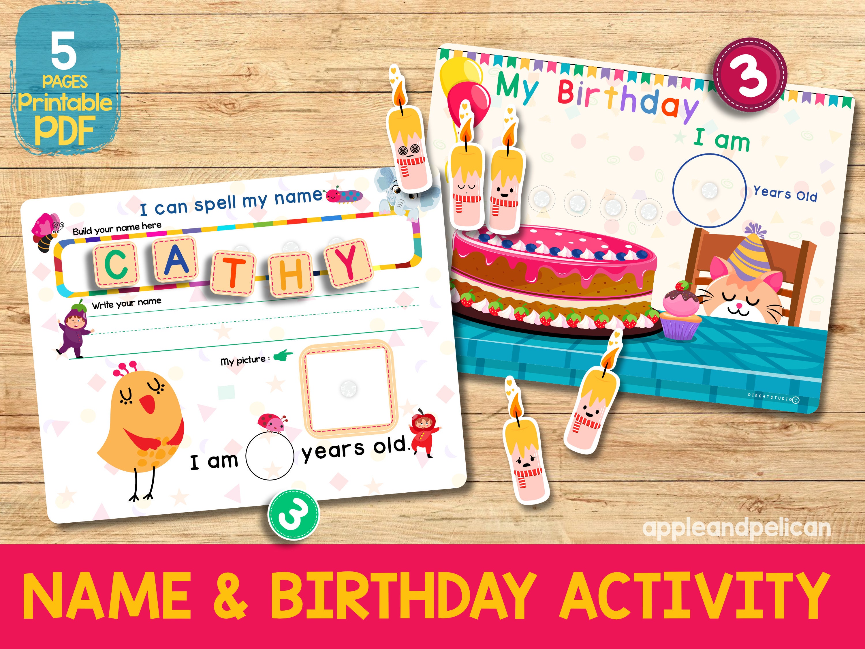 Printable Name Activity for Toddler About Me Pre K Activity Worksheet ...