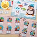 Winter Busy Book Printable, Preschool Learning Binder, Winter Kids ...