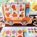 Color Sorting Activity for Kids, Color Matching Game, Toddler Color ...