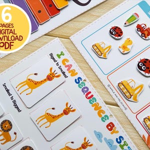 Size Sorting Activities, Sort by Size Binder, Toddler Busy Book ...