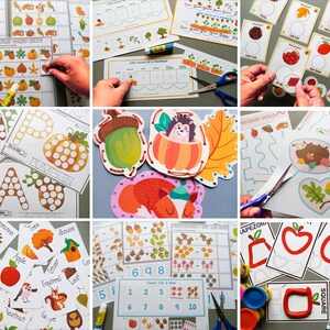 Fall Preschool Activities Packet, Fall Activity for Kids, Autumn ...