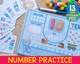 Kindergarten Workbook (Instant Download) - Etsy