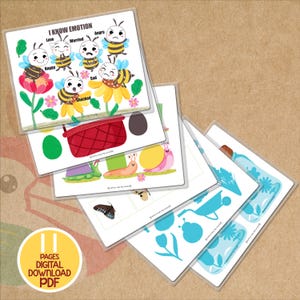 Spring Matching Activity, Spring Busy Binder Toddler Montessori ...