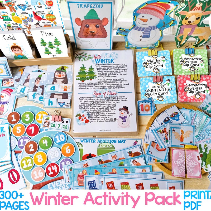 Winter Preschool - Etsy