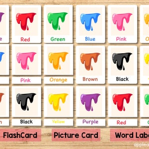 Color Matching Activity Busy Book Page, Printable Montessori ...