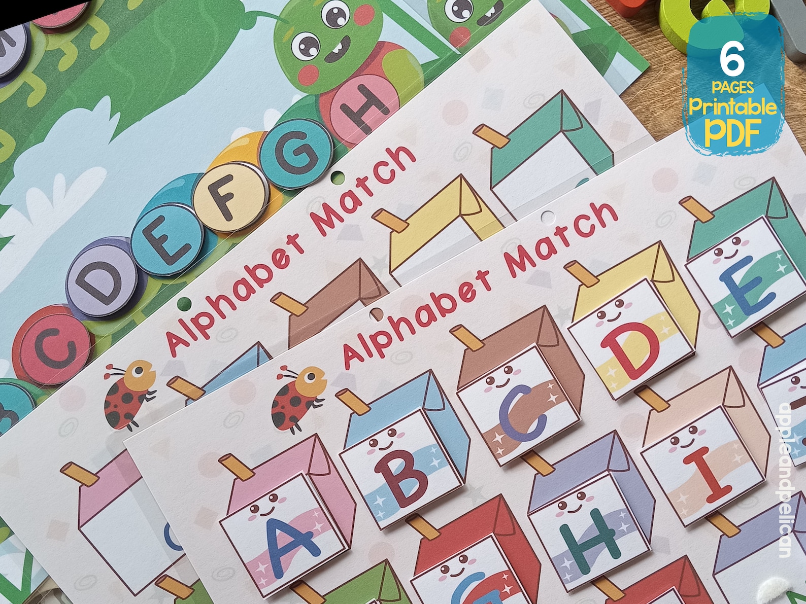 Printable Alphabet Matching Activity Missing Letters Worksheet, Toddler ...