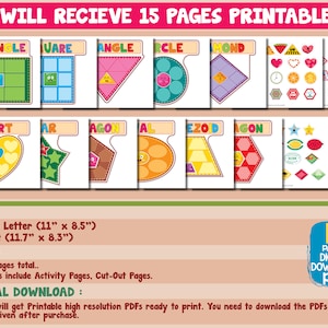 Shapes Matching Activities Shapes Sorting Game, Toddler Busy Book ...