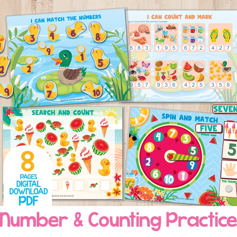 Counting Book - Etsy