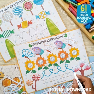 Toddler Busy Book Preschool Learning Binder Printable Toddler Quiet ...